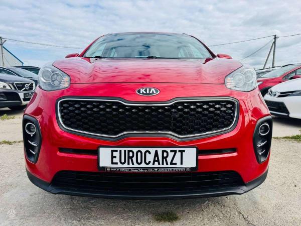 Red Kia Sportage 2016 in Kaunas, with an engine capacity of 1.60 L and mileage of 106 thousand km for 13200 €, photo 2 on AUTOMOTO.COM.LV