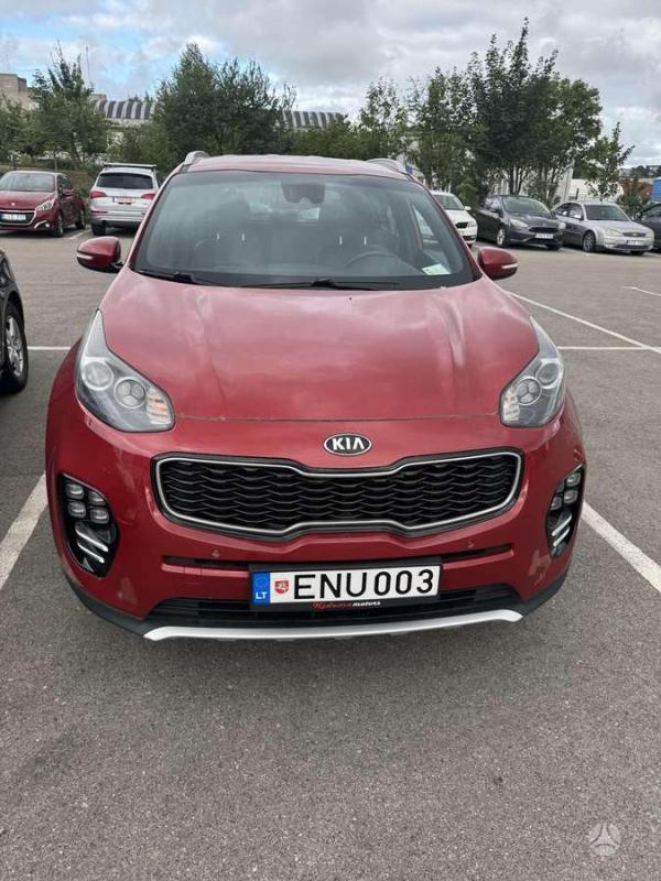 Красный Киа Sportage 2016 в Клайпеда, объемом двигателя 2.00 л и пробегом 210 тыс. км за 9500 €, фото 1 на AUTOMOTO.COM.LV