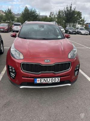 Красный Киа Sportage 2016 в Клайпеда, объемом двигателя 2.00 л и пробегом 210 тыс. км за 9500 €, фото  на AUTOMOTO.COM.LV