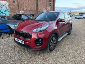 Красный Киа Sportage 2016 в Шяуляй, объемом двигателя 1.70 л и пробегом 200 тыс. км за 4799 €, фото  на AUTOMOTO.COM.LV