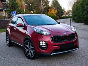 Sarkans Kia Sportage 2016 Anykščiai, ar dzinēja tilpumu 2.00 L un nobraukumu 244 tūkst. km par 10250 €, foto  vietnē AUTOMOTO.COM.LV