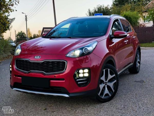 Красный Киа Sportage 2016 в Аникщяй, объемом двигателя 2.00 л и пробегом 244 тыс. км за 10250 €, фото 3 на AUTOMOTO.COM.LV