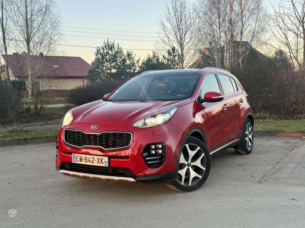 Красный Киа Sportage 2017 в Таураге, объемом двигателя 1.69 л и пробегом 199 тыс. км за 11900 €, фото 1 на AUTOMOTO.COM.LV