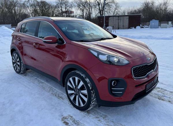 Red Kia Sportage 2017 in Panevezys, with an engine capacity of 1.69 L and mileage of 209 thousand km for 10300 €, photo 2 on AUTOMOTO.COM.LV