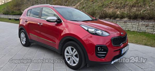 Red Kia Sportage 2017 in Rakvere, with an engine capacity of 1.70 L and mileage of 59 thousand km for 13990 €, photo 1 on AUTOMOTO.COM.LV