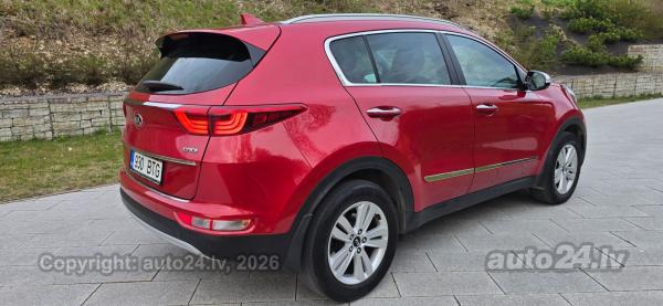 Red Kia Sportage 2017 in Rakvere, with an engine capacity of 1.70 L and mileage of 59 thousand km for 13990 €, photo 2 on AUTOMOTO.COM.LV