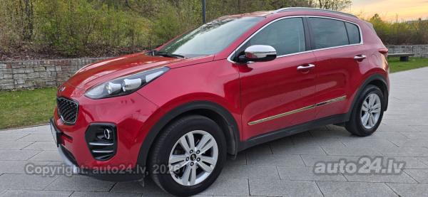 Red Kia Sportage 2017 in Rakvere, with an engine capacity of 1.70 L and mileage of 59 thousand km for 13990 €, photo 4 on AUTOMOTO.COM.LV