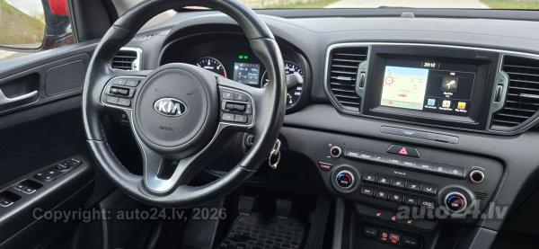 Red Kia Sportage 2017 in Rakvere, with an engine capacity of 1.70 L and mileage of 59 thousand km for 13990 €, photo 8 on AUTOMOTO.COM.LV