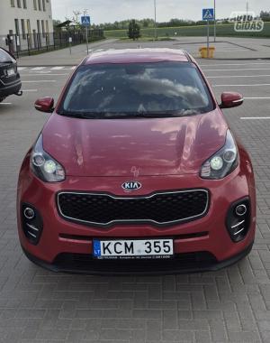 Red Kia Sportage 2017 in Kaunas, with an engine capacity of 1.60 L and mileage of 166 thousand km for 10200 €, photo  on AUTOMOTO.COM.LV