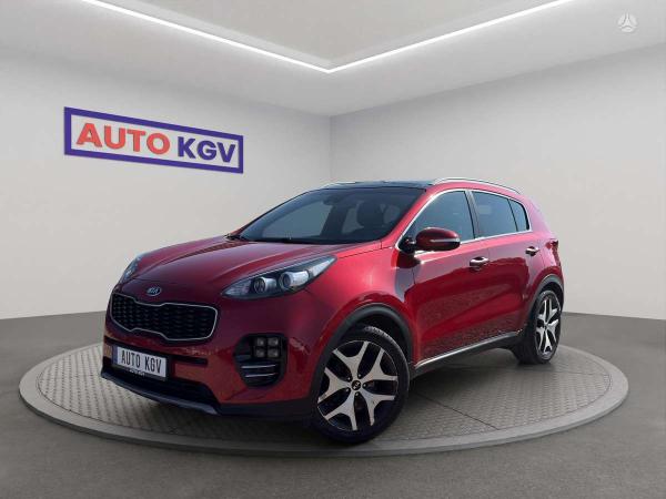 Red Kia Sportage 2017 in Kaunas, with an engine capacity of 1.70 L and mileage of 223 thousand km for 11999 €, photo 1 on AUTOMOTO.COM.LV
