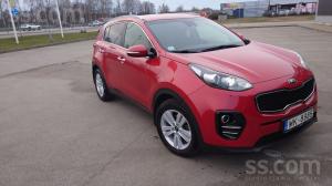 Красный Киа Sportage 2018 в Рига, объемом двигателя 1.70 л и пробегом 117 тыс. км за 13500 €, фото  на AUTOMOTO.COM.LV