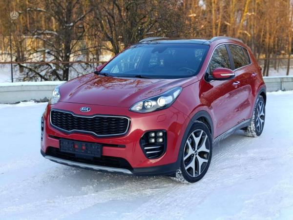 Sarkans Kia Sportage 2018 Viļņa, ar dzinēja tilpumu 1.69 L un nobraukumu 185 tūkst. km par 14700 €, foto 1 vietnē AUTOMOTO.COM.LV
