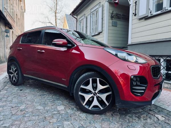 Sarkans Kia Sportage 2018 Cēsis, ar dzinēja tilpumu 2.00 L un nobraukumu 0 tūkst. km par 14990 €, foto 2 vietnē AUTOMOTO.COM.LV