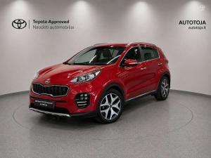 Red Kia Sportage 2018 in Kaunas, with an engine capacity of 1.59 L and mileage of 118 thousand km for 15500 €, photo  on AUTOMOTO.COM.LV