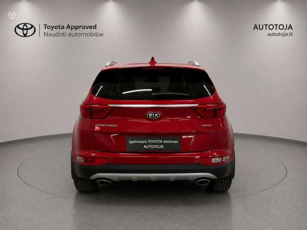 Red Kia Sportage 2018 in Kaunas, with an engine capacity of 1.59 L and mileage of 118 thousand km for 15500 €, photo 4 on AUTOMOTO.COM.LV