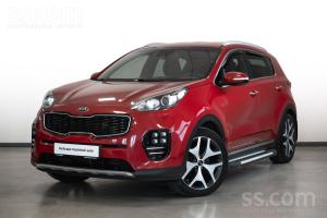 Sarkans Kia Sportage 2018 Rīga, ar dzinēja tilpumu 2.00 L un nobraukumu 155 tūkst. km par 12990 €, foto  vietnē AUTOMOTO.COM.LV