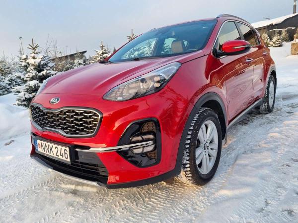 Красный Киа Sportage 2019 в Алитус, объемом двигателя 1.59 л и пробегом 136 тыс. км за 13500 €, фото 2 на AUTOMOTO.COM.LV
