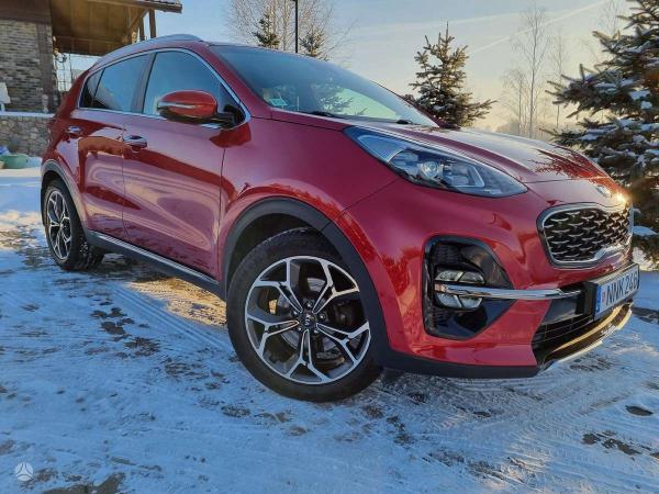 Красный Киа Sportage 2019 в Алитус, объемом двигателя 1.59 л и пробегом 136 тыс. км за 12900 €, фото 1 на AUTOMOTO.COM.LV