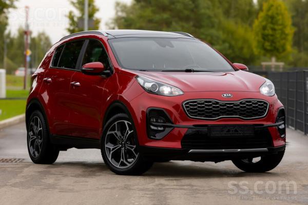 Kia Sportage 2020 in Jelgava on AUTOMOTO.COM.LV Red Kia Sportage 2020 in Jelgava, with an engine capacity of 1.60 L and mileage of 0 thousand km for 16700 €, photo 4 on AUTOMOTO.COM.LV