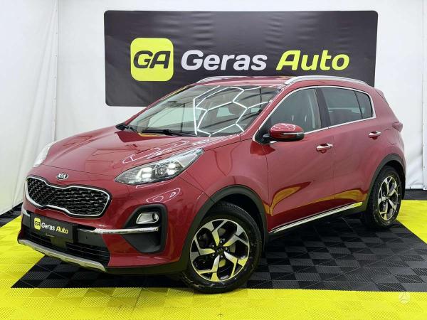 Sarkans Kia Sportage 2021 Viļņa, ar dzinēja tilpumu 1.60 L un nobraukumu 105 tūkst. km par 17950 €, foto 1 vietnē AUTOMOTO.COM.LV