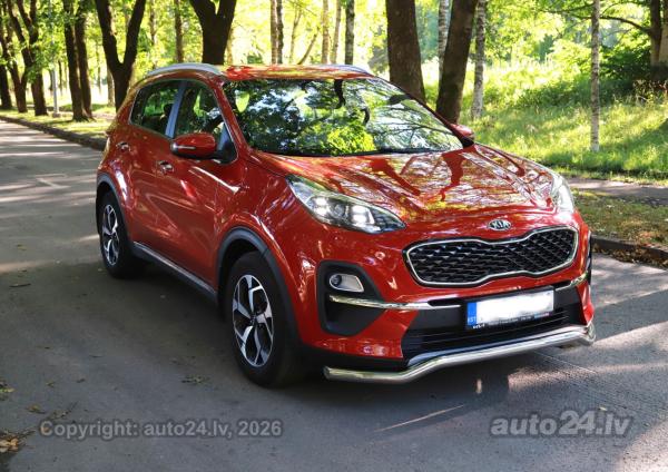 Sarkans Kia Sportage 2021 Tallina, ar dzinēja tilpumu 1.60 L un nobraukumu 75 tūkst. km par 17900 €, foto  vietnē AUTOMOTO.COM.LV