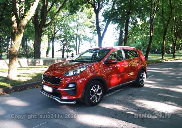Red Kia Sportage 2021 in Tallinn, with an engine capacity of 1.60 L and mileage of 75 thousand km for 17900 €, photo 2 on AUTOMOTO.COM.LV