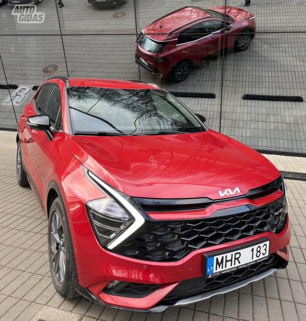 Sarkans Kia Sportage 2022 Kauņa, ar dzinēja tilpumu 1.60 L un nobraukumu 28 tūkst. km par 27800 €, foto  vietnē AUTOMOTO.COM.LV