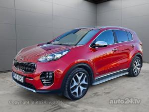 Sarkans Kia Sportage 2016 Tallina, ar dzinēja tilpumu 1.60 L un nobraukumu 150 tūkst. km par 12990 €, foto  vietnē AUTOMOTO.COM.LV