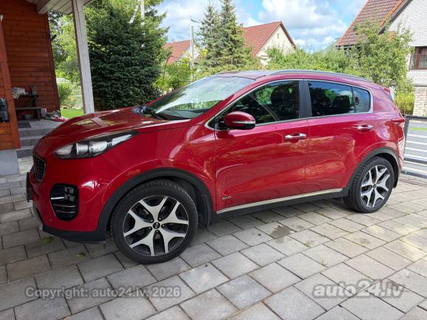 Red Kia Sportage 2017 in Tallinn, with an engine capacity of 1.60 L and mileage of 130 thousand km for 13900 €, photo 3 on AUTOMOTO.COM.LV