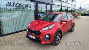 Sarkans Kia Sportage 2021 Tartu, ar dzinēja tilpumu 1.60 L un nobraukumu 75 tūkst. km par 16990 €, foto  vietnē AUTOMOTO.COM.LV
