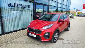 Red Kia Sportage 2021 in Tartu, with an engine capacity of 1.60 L and mileage of 51 thousand km for 16990 €, photo  on AUTOMOTO.COM.LV