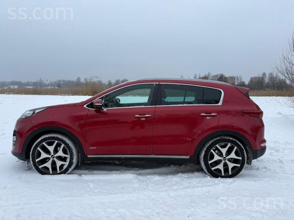 Red Kia Sportage 2018 in Riga, with an engine capacity of 2.00 L and mileage of 0 thousand km for 15800 €, photo 1 on AUTOMOTO.COM.LV