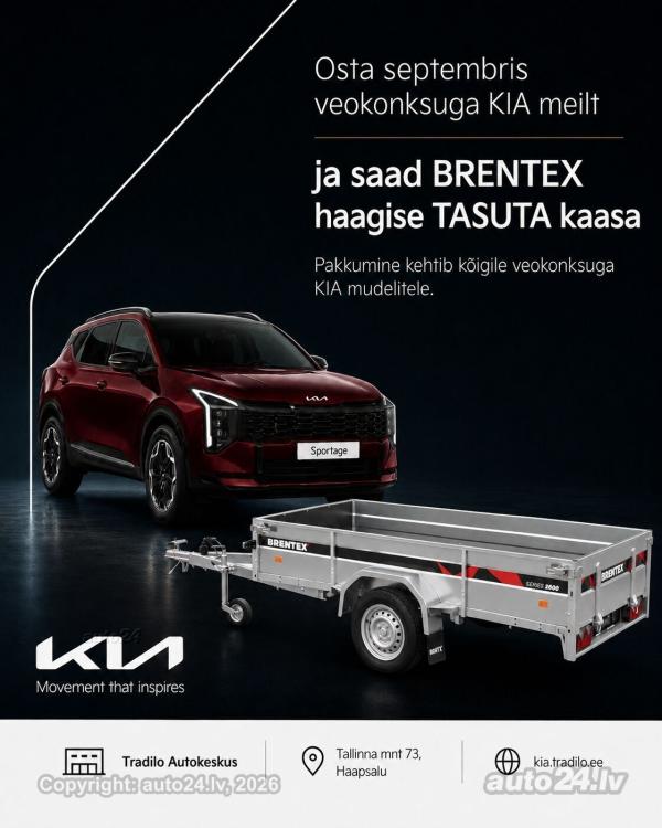 Kia Sportage 2026 in Haapsalu, with an engine capacity of 1.60 L and mileage of 0 thousand km for 35351 €, photo 5 on AUTOMOTO.COM.LV