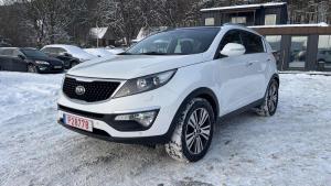 White Kia Sportage 2014 in Kaunas, with an engine capacity of 1.69 L and mileage of 160 thousand km for 7700 €, photo  on AUTOMOTO.COM.LV