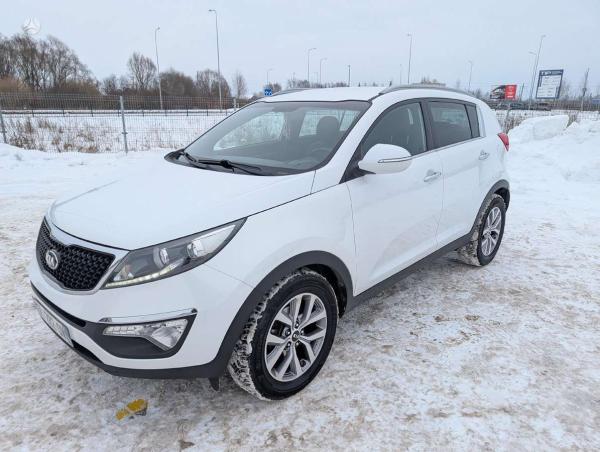 Balts Kia Sportage 2014 Tauragė, ar dzinēja tilpumu 1.69 L un nobraukumu 197 tūkst. km par 6200 €, foto 1 vietnē AUTOMOTO.COM.LV