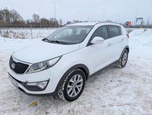 Balts Kia Sportage 2014 Tauragė, ar dzinēja tilpumu 1.69 L un nobraukumu 197 tūkst. km par 6200 €, foto  vietnē AUTOMOTO.COM.LV