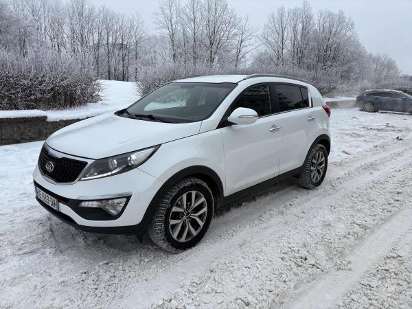 Белый Киа Sportage 2014 в Каунас, объемом двигателя 1.69 л и пробегом 243 тыс. км за 6250 €, фото 1 на AUTOMOTO.COM.LV
