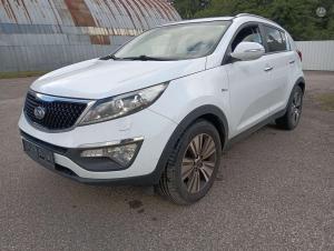 Balts Kia Sportage 2014 Utena, ar dzinēja tilpumu 2.00 L un nobraukumu 259 tūkst. km par 6990 €, foto  vietnē AUTOMOTO.COM.LV