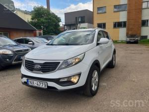 White Kia Sportage 2014 in Daugavpils, with an engine capacity of 1.70 L and mileage of 0 thousand km for 7450 €, photo  on AUTOMOTO.COM.LV