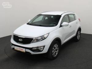 White Kia Sportage 2015 in Vilnius, with an engine capacity of 1.60 L and mileage of 183 thousand km for 9399 €, photo  on AUTOMOTO.COM.LV