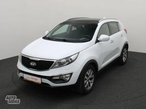 Balts Kia Sportage 2015 Viļņa, ar dzinēja tilpumu 1.60 L un nobraukumu 127 tūkst. km par 10999 €, foto  vietnē AUTOMOTO.COM.LV