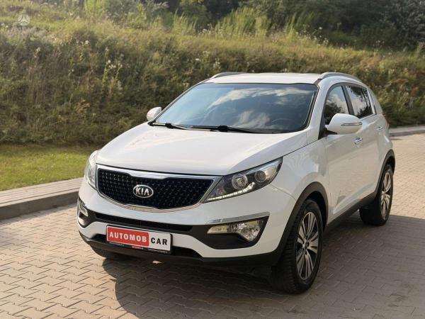 Белый Киа Sportage 2015 в Вильнюс, объемом двигателя 1.69 л и пробегом 177 тыс. км за 8350 €, фото 1 на AUTOMOTO.COM.LV