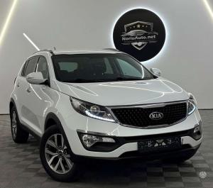 White Kia Sportage 2015 in Marijampole, with an engine capacity of 1.59 L and mileage of 170 thousand km for 8750 €, photo  on AUTOMOTO.COM.LV
