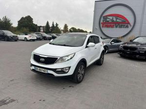 Balts Kia Sportage 2015 Telšiai, ar dzinēja tilpumu 2.00 L un nobraukumu 195 tūkst. km par 7500 €, foto  vietnē AUTOMOTO.COM.LV