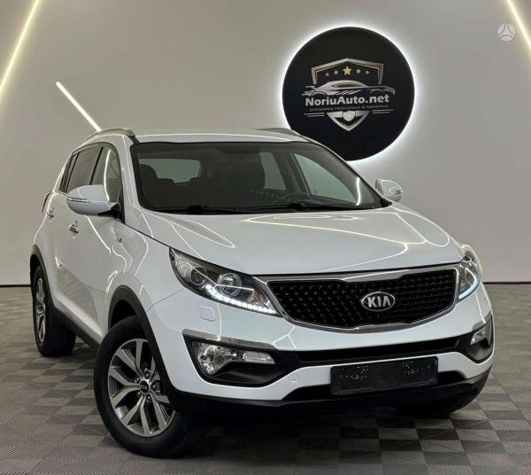 Balts Kia Sportage 2015 Marijampole, ar dzinēja tilpumu 2.00 L un nobraukumu 179 tūkst. km par 8450 €, foto 1 vietnē AUTOMOTO.COM.LV
