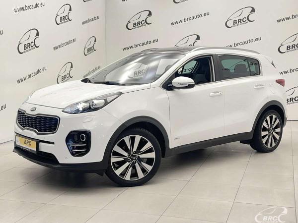 White Kia Sportage 2016 in Vilnius, with an engine capacity of 2.00 L and mileage of 70 thousand km for 13900 €, photo 1 on AUTOMOTO.COM.LV