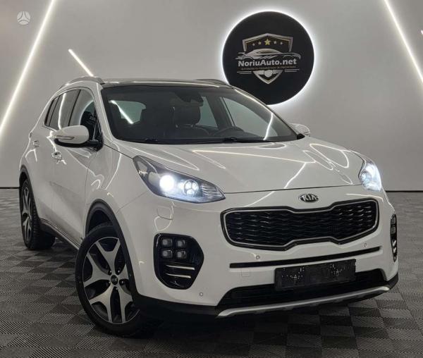 White Kia Sportage 2016 in Marijampole, with an engine capacity of 2.00 L and mileage of 249 thousand km for 13500 €, photo 1 on AUTOMOTO.COM.LV