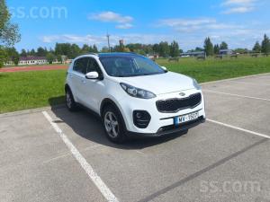 White Kia Sportage 2016 in Daugavpils, with an engine capacity of 1.70 L and mileage of 191 thousand km for 10300 €, photo  on AUTOMOTO.COM.LV