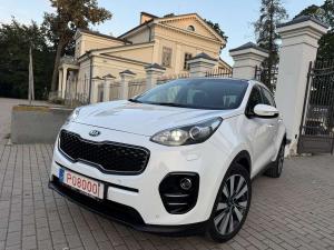 White Kia Sportage 2016 in Vilnius, with an engine capacity of 2.00 L and mileage of 280 thousand km for 11250 €, photo  on AUTOMOTO.COM.LV
