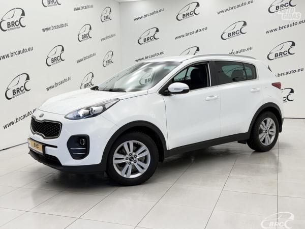 White Kia Sportage 2017 in Avizieniai, with an engine capacity of 1.70 L and mileage of 100 thousand km for 12900 €, photo 1 on AUTOMOTO.COM.LV